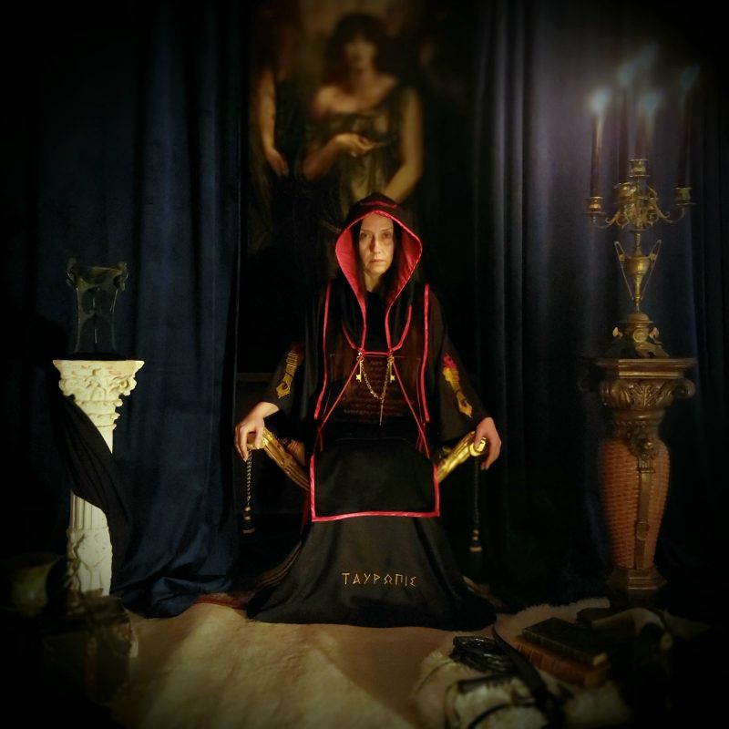 Hecate Ritual Cloak with Hood - Logos 373